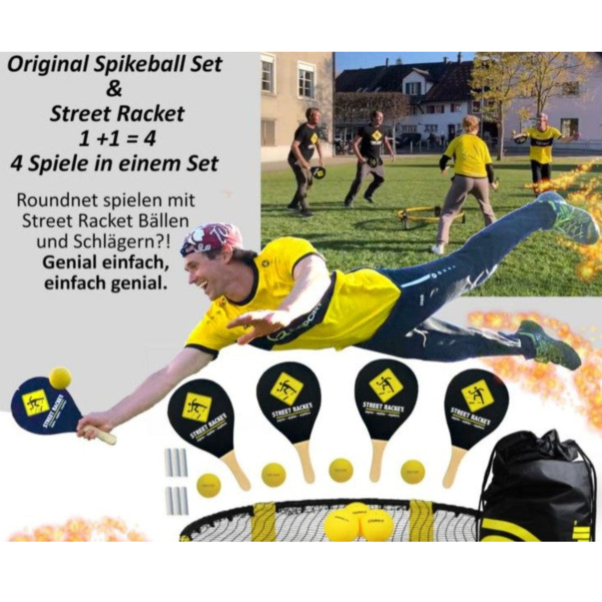 [Bundle] Street Racket X Spikeball – Street Racket Shop